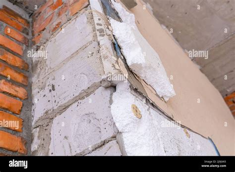 Incorrect Insulation Of A Private House With Foam Technology And Sequence Of Installation Of