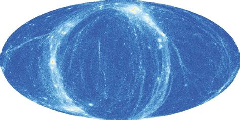 Mollweide Projection Of The Environment Around Cgv G At Z 0 Up To A Download Scientific
