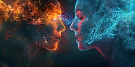 Premium Photo Visualizing The Essence Of Love And Creation Through