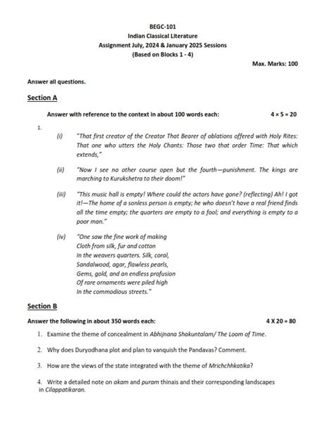 ignou begc 101 solved assignment 2024 25 english medium ignou solved