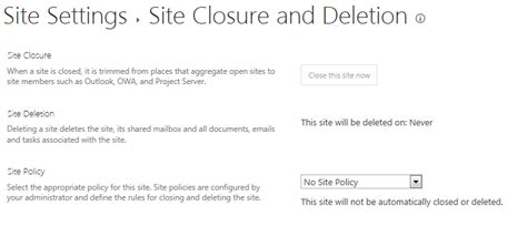 SteveMann S Path SharePoint Site Retention Getting Closure With Your Sites