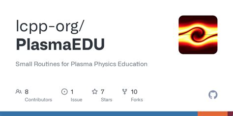 Github Lcpp Orgplasmaedu Small Routines For Plasma Physics Education