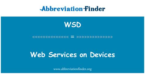 wsd steht für web services on devices web services on devices
