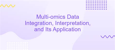 Multi Omics Data Integration Interpretation And Its Application
