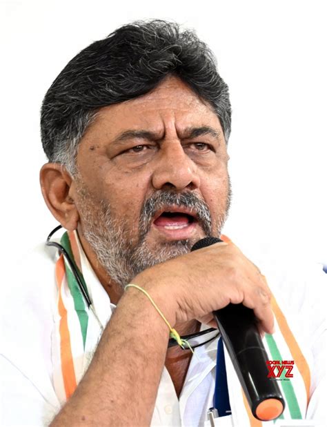 Bengaluru Kpcc President Dk Shivakumar Addresses During A Press