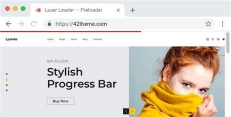 Laser Loader Stylish Progress Bar Preloader Explore A World Of Gpl