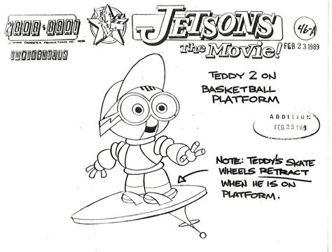 The Jetsons 1989 Movie Part 1 Model Sheets Turnarounds Character
