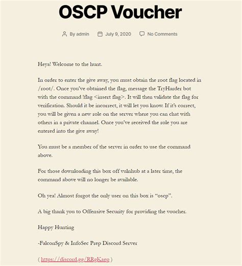 Infosec Prep Oscp Vulnhub Walkthrough Falconspy