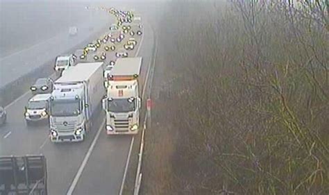 M1 Traffic Chaos As Collision Sparks Over 90 Minute Delays And 7 Mile