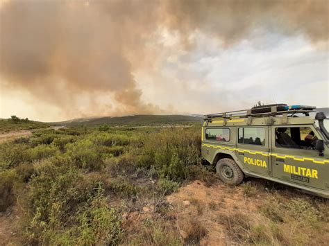 Empeora La Situación Del Incendio En La Sierra De La Culebra La