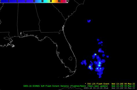 Comparisons Of LIS And GLM Lightning Observations CIMSS Satellite