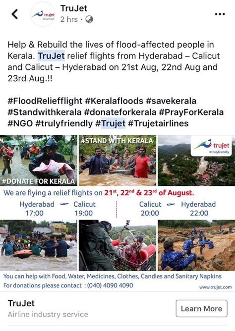 Satyanand Reddy Rondla On Linkedin Floodreliefflight Keralafloods