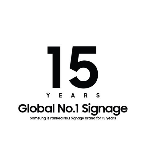 Samsung Electronics Ranks First In Global Digital Signage Market For