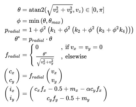 Intrinsic Calibration Models — O3r Documentation