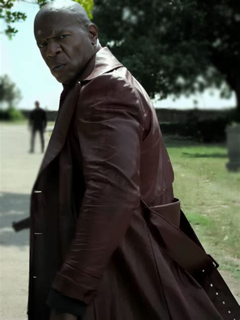The Killers Game Terry Crews Maroon Trench Coat Jacket Hub