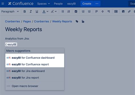 Publish In Confluence Pages