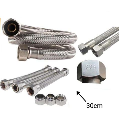 Jual Selang Fleksibel Anyam 30 Cm Stainless 304 Murah MR Flexible