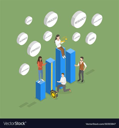 3d Isometric Flat Royalty Free Vector Image Vectorstock