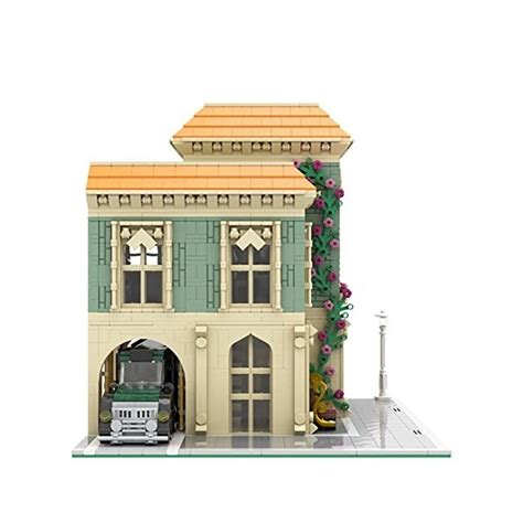 LXBH Ensemble De Blocs De Construction MOC 57981 Bureau De Poste Pl