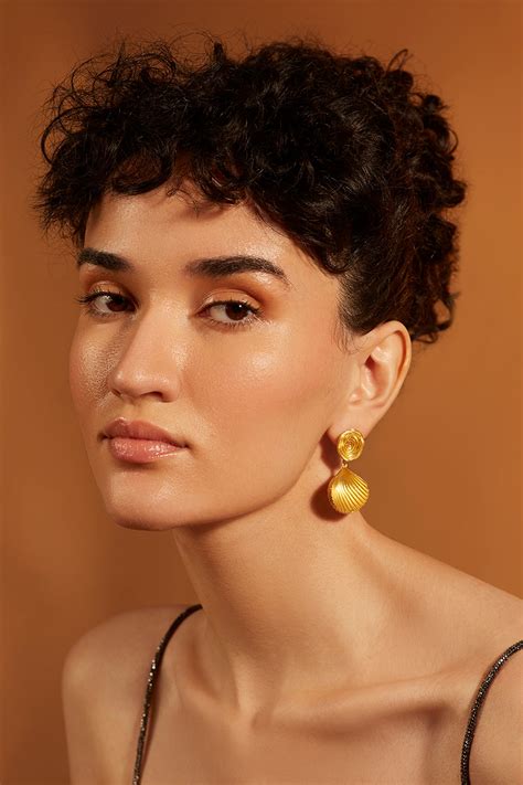 Buy Joules By Radhika Rosey Sea Shells Earrings Online Aza Fashions
