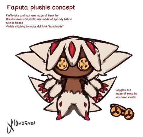 Faputa plushie concept by me : r/faputa