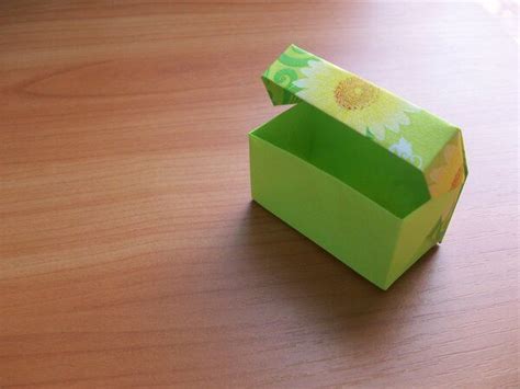 Простой способ быстро сделать прямоугольную коробочку с крышкой без клея Мастер класс Paper