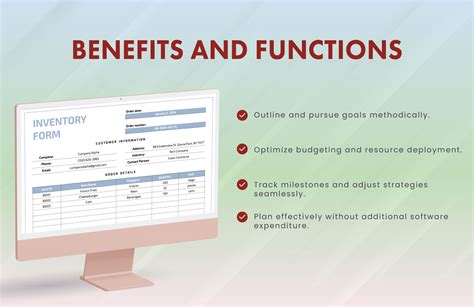 Inventory Form Template Download In Excel Google Sheets Template Net