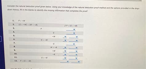 Consider The Natural Deduction Proof Given Below