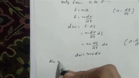 Work Energy Theorem Worksheet Doc