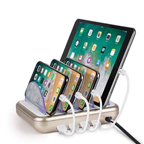 Merkury Innovations Port USB Charging Station Fast Charge Docking Station For Multiple