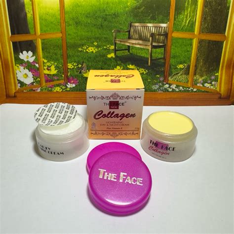 The Face Cream Collagen Day And Night Shopee Malaysia