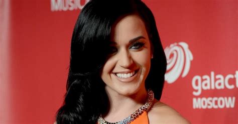 Hollywoods Most Beautiful Beauties Katy Perry Sexy Orange Dress