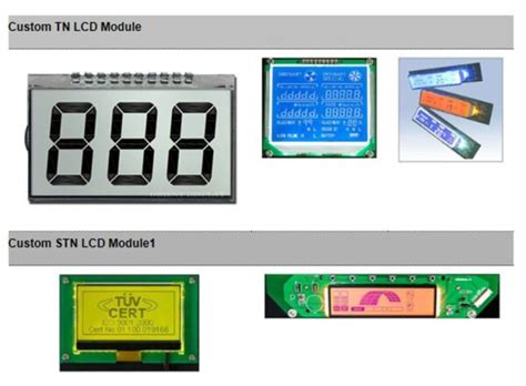 Monochrome Custom LCDs MEV Elektronik GmbH