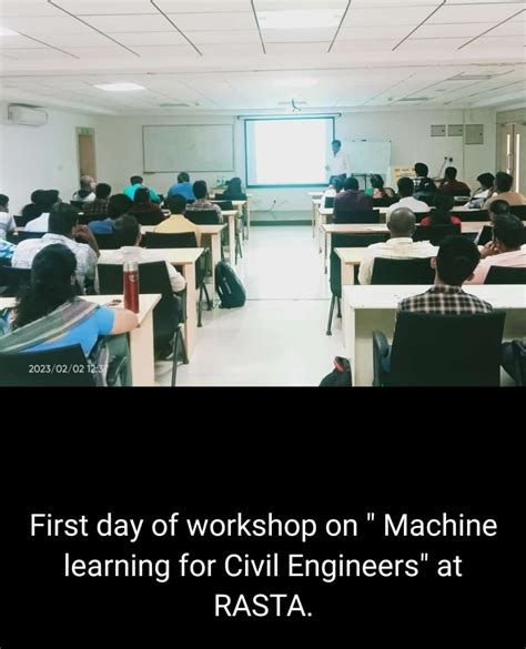 Drjayaram Ma On Linkedin First Day Of 3 Day Workshop On Machine