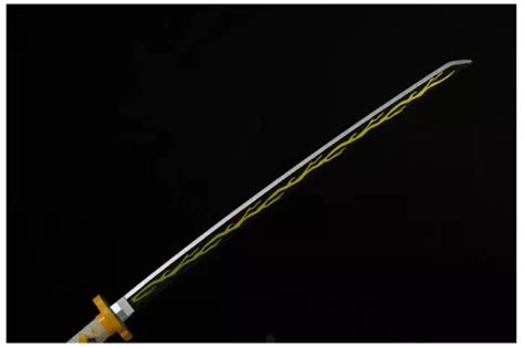 Demon Slayer Zenitsu Agatsuma Sword Kimetsu No Yaiba Cosplay 104cm With