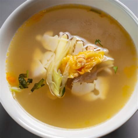 Simple Egg Flower Soup Recipe Soul Satisfying Recipe