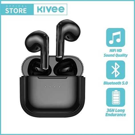 Jual KIVEE Headset Bluetooth Kelas Profesional TWS Mini Wireless Shopee Indonesia