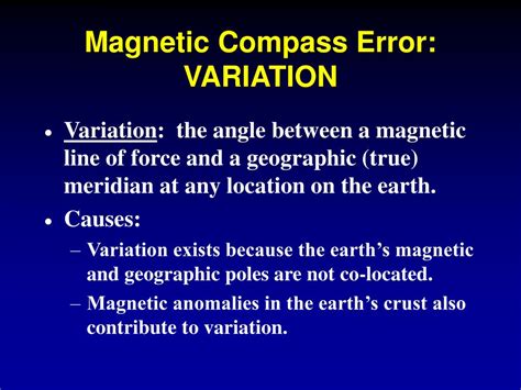 Ppt Lesson 6 Magnetic And Gyrocompasses Powerpoint Presentation