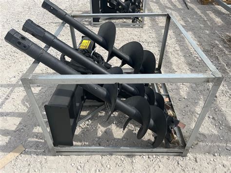 2022 Great Bear Quick Attach Hydraulically Driven Auger W Three Bits