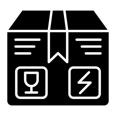 Box Glyph Icon 15037555 Vector Art At Vecteezy