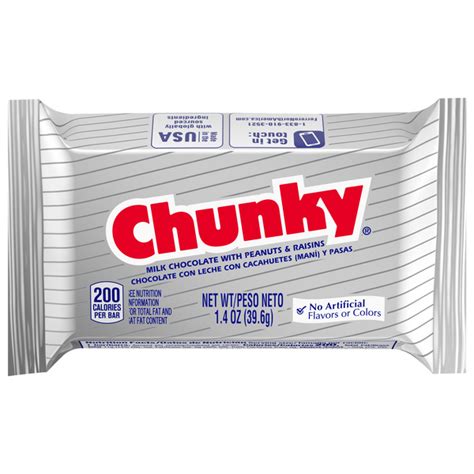 Save On Chunky Milk Chocolate With Peanuts And Raisin Bar Order Online