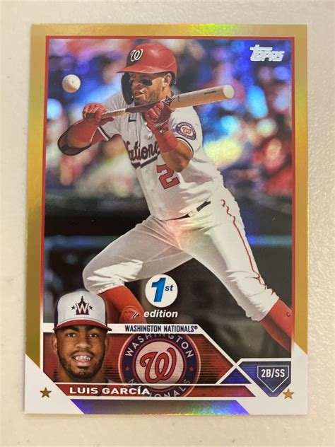 Mavin Luis Garcia 2023 Topps Series 1 1st Edition Gold Foil 193