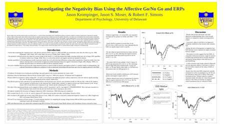 Pdf Investigating The Negativity Bias Using The Affective Gono Go