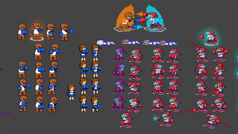 Whitty Fnf Sprite Sheet Pico Fnf Sprites Sprite Editi