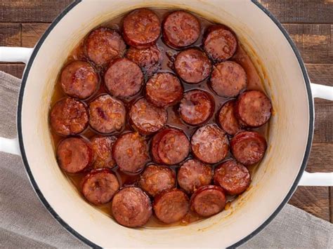 Candied Kielbasa Bites Recipe Dinner Then Dessert