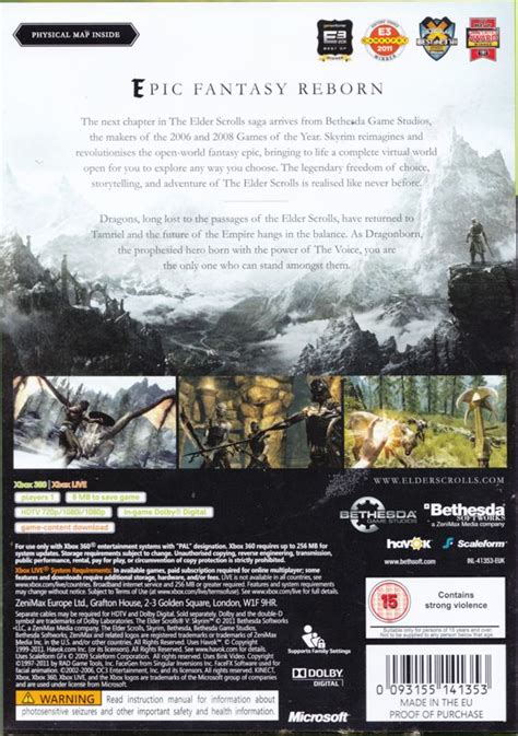 The Elder Scrolls V Skyrim Xbox 360 Spill Retrospillkongen