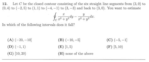 Solved Let C Be The Closed Contour Consisting Of The Six Chegg