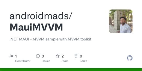 Github Androidmadsmauimvvm Net Maui Mvvm Sample With Mvvm Toolkit