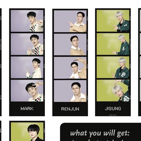Jual Photobooth Nct Dream Nomin Markhyuck Chenji Jaemren Renhyuck