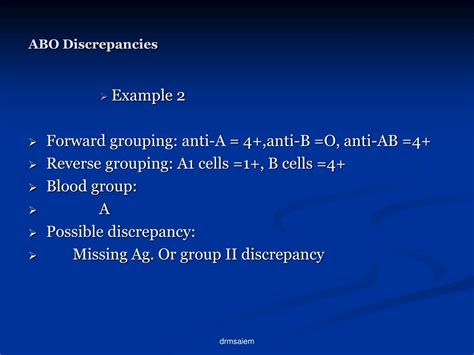 Ppt Abo Discrepancies Powerpoint Presentation Id183768